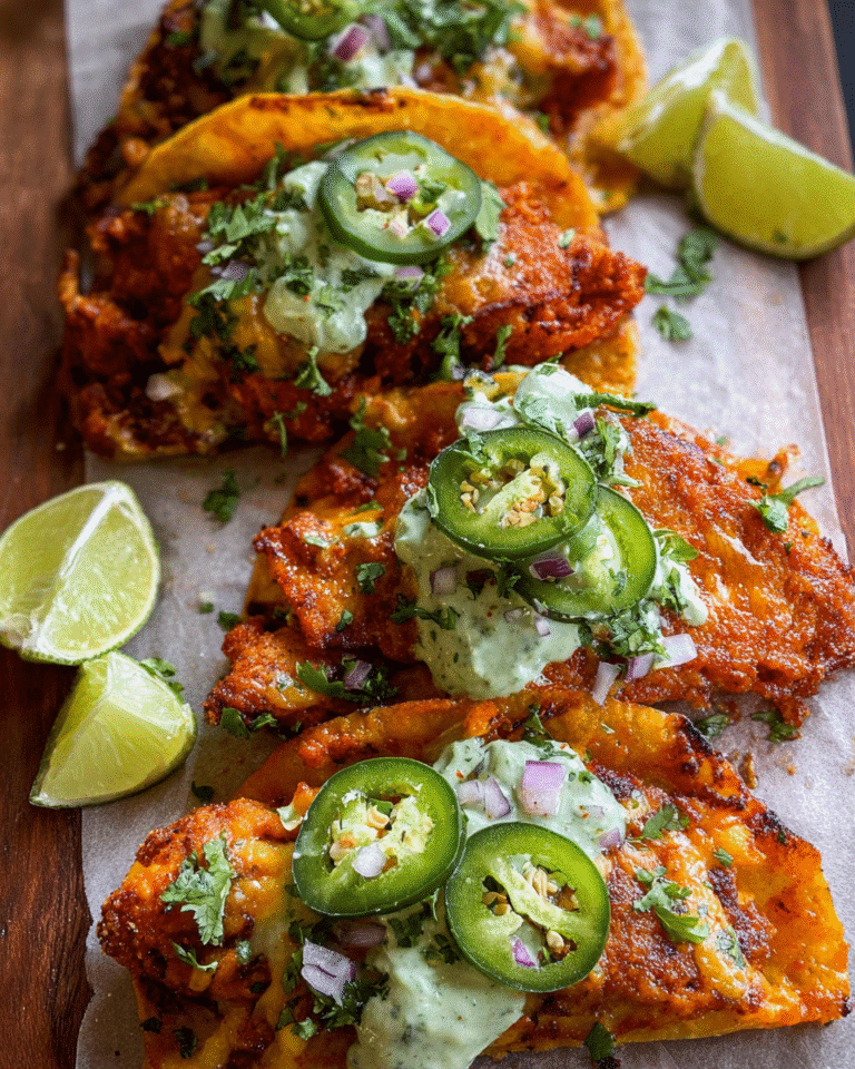 Crispy Cheese Chicken Tacos – A Delicious, Easy Favorite