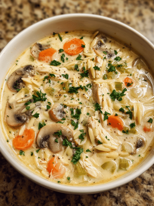Creamy Chicken and Mushroom Soup - Oprah Recipes