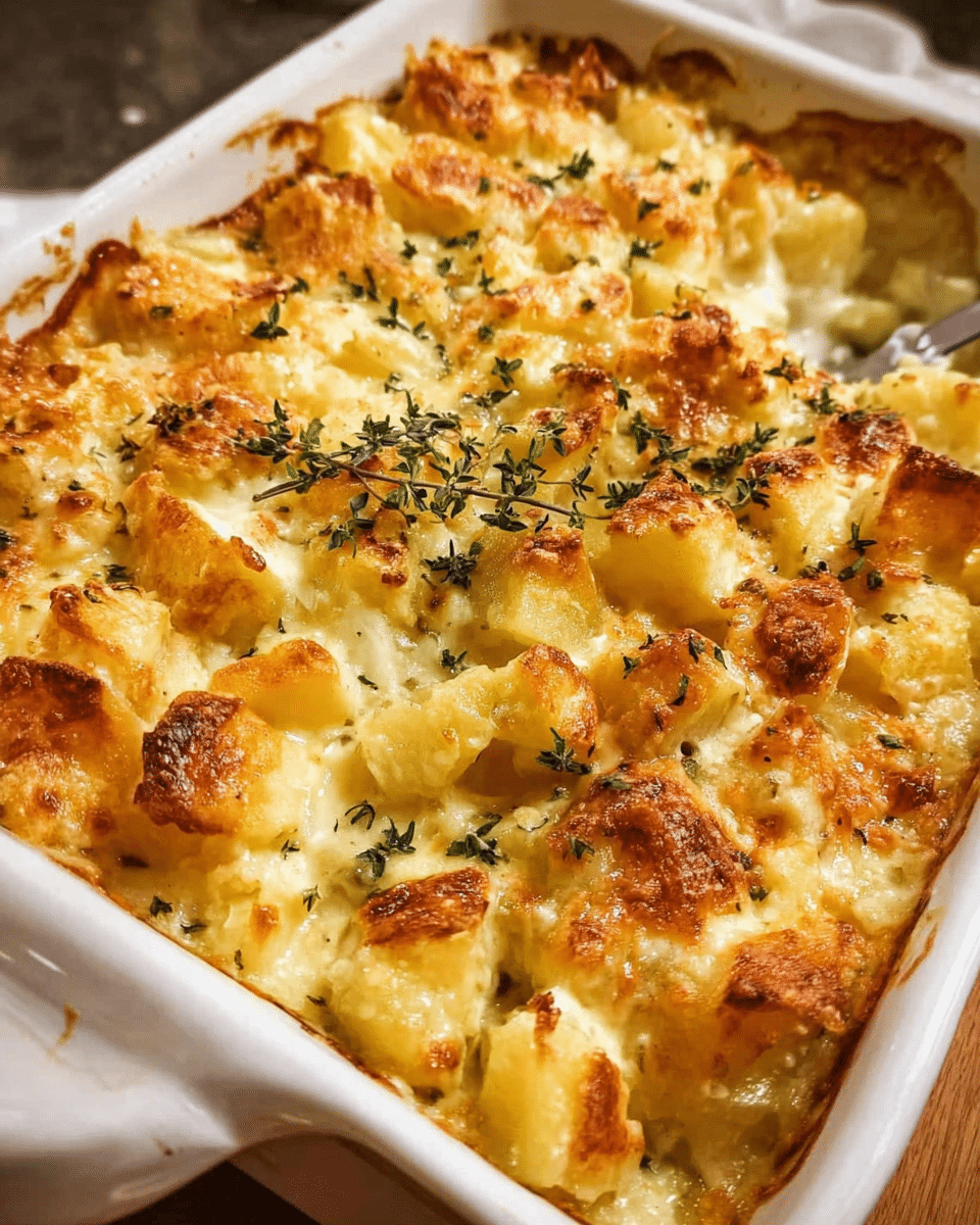 Cheesy Creamy Potato Casserole Everyone Loves